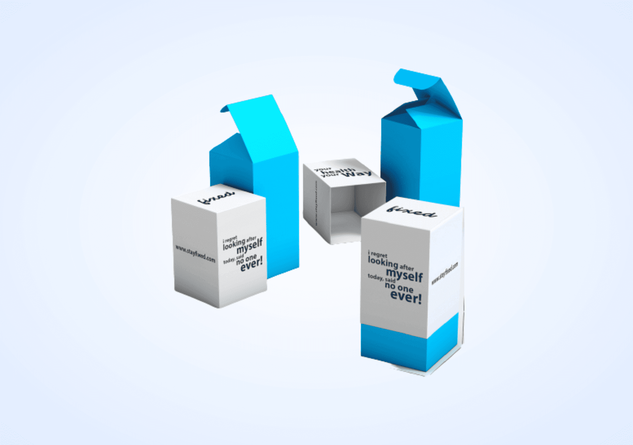 Custom Full Color Pharma Boxes - Silver Edge Packaging