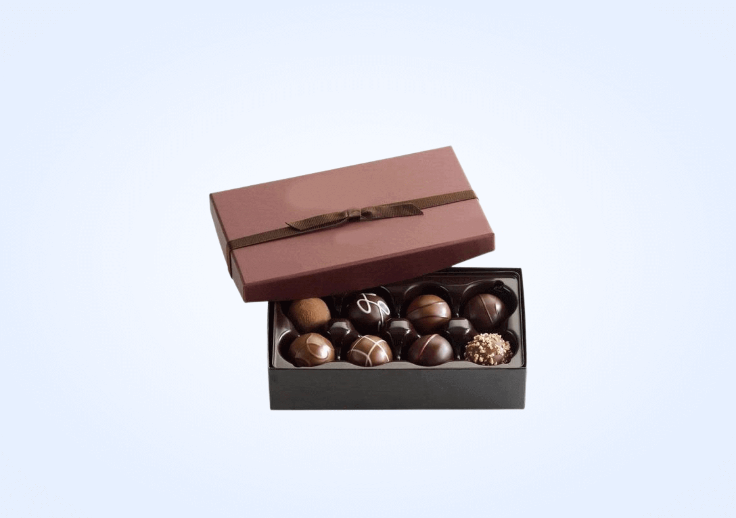 Custom Made Chocolate Boxes with Inserts - Silver Edge Packaging