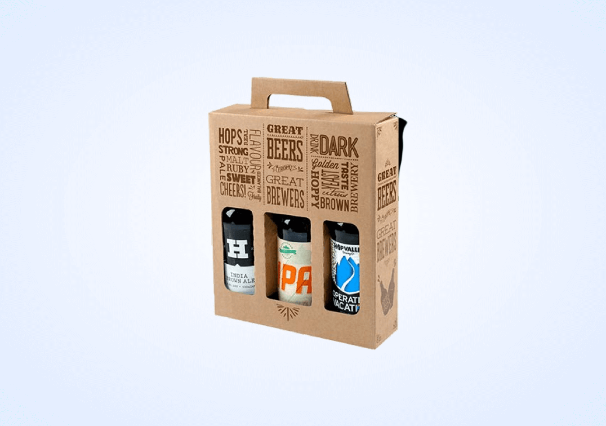 Custom Printed Biodegradable Beverage Boxes - Silver Edge Packaging